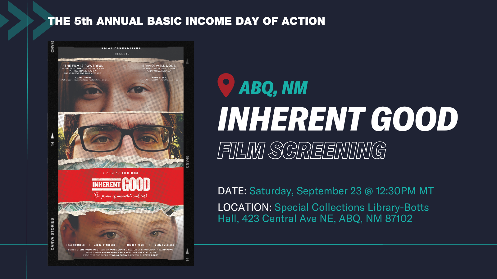 Basic Income Movie – Green Party of the Albuquerque Metropolitan Area